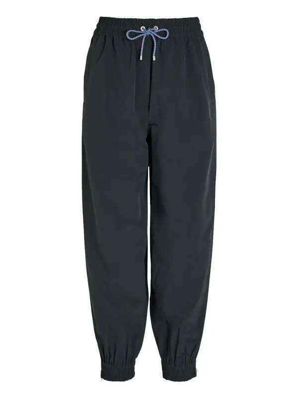 3.1 Phillip Lim Ripstop Zip-sides Shell Sweatpants - Black
