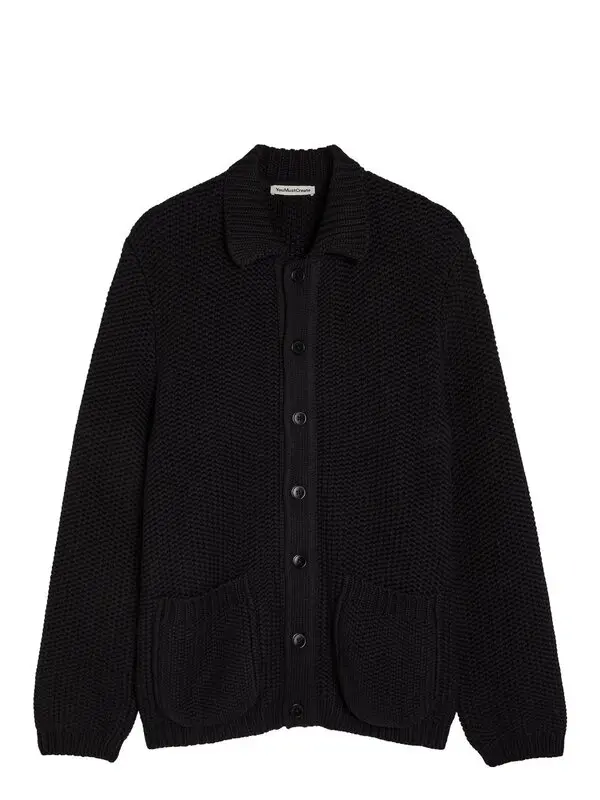 You Must Create Baker Cotton-knit Cardigan - Black
