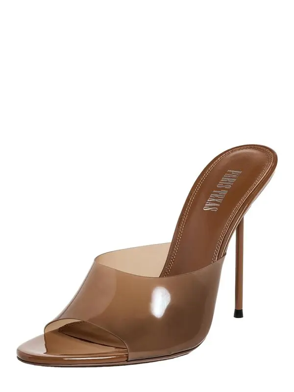 Paris Texas Lidia Stiletto Mules 105mm - Caramel