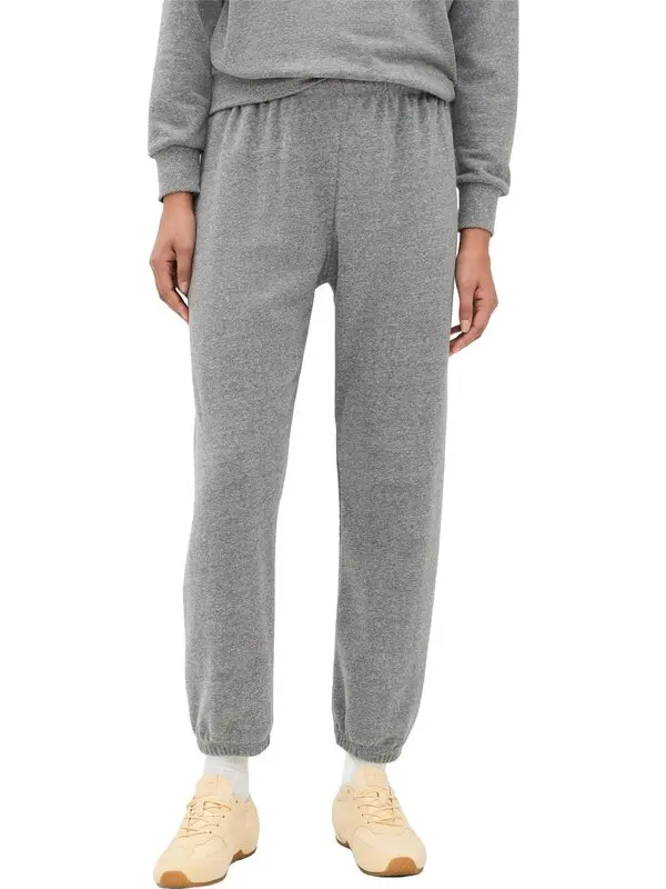 PERFECTWHITETEE French Terry Easy Sweatpants - Dark Heather Grey