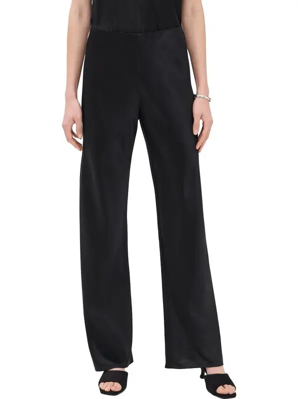 Cami Nyc Bristol Mid-rise Wide Leg Pants - Black