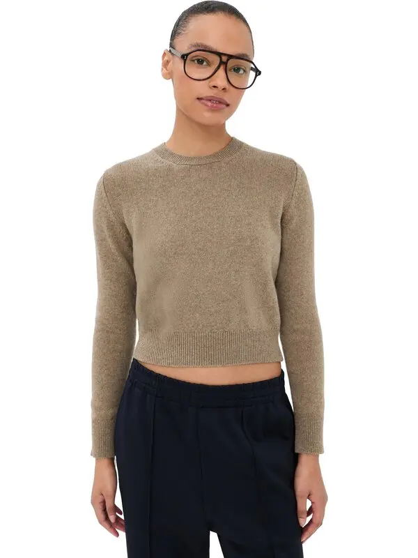 Daughter Sligo Crew Neck Sweater - Dark Natural