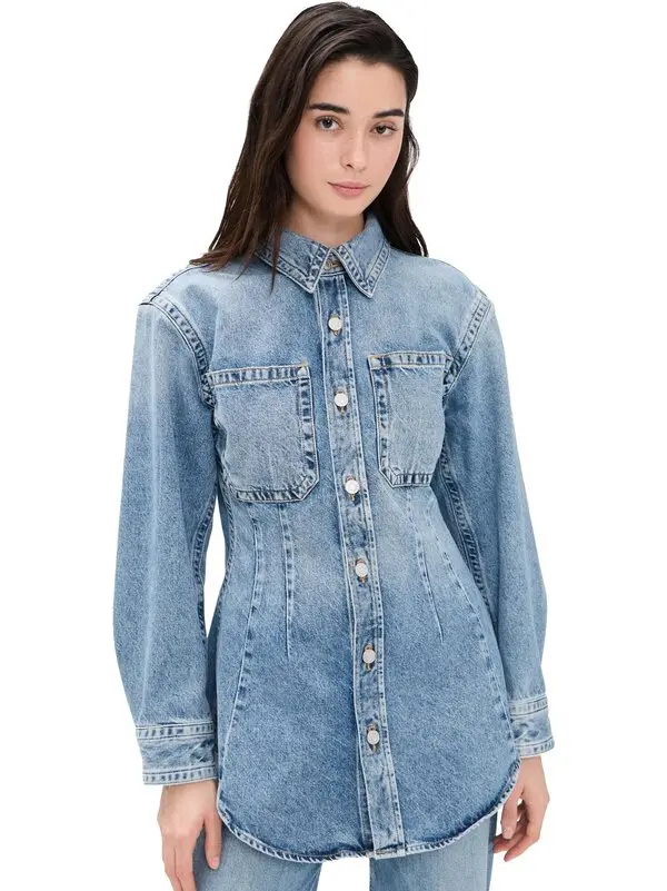 AGOLDE Wilma Denim Shirt - Magnify