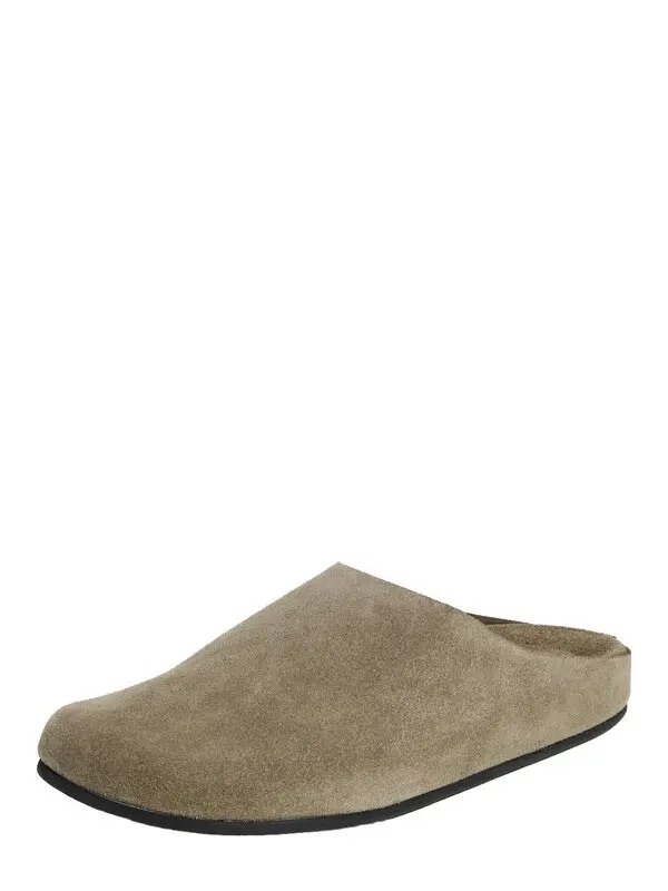 Jeffrey Campbell Content Flats - Light Khaki Suede
