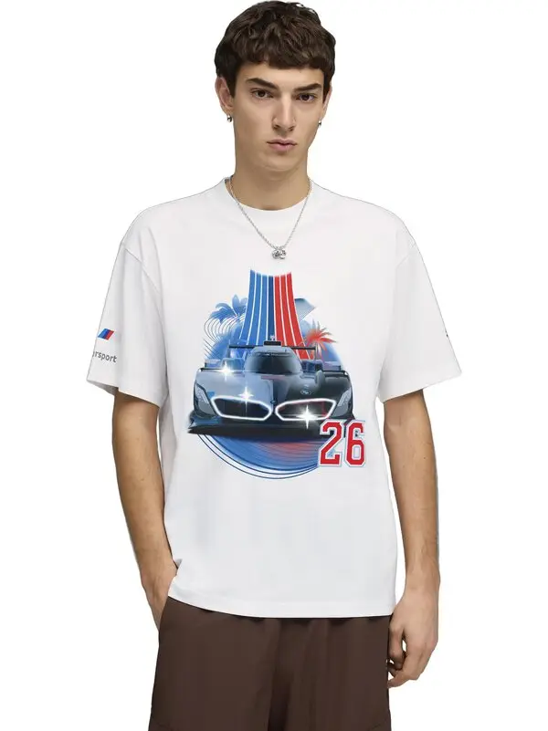 PUMA Bmw Motorsport Replica Graphic T-shirt - White