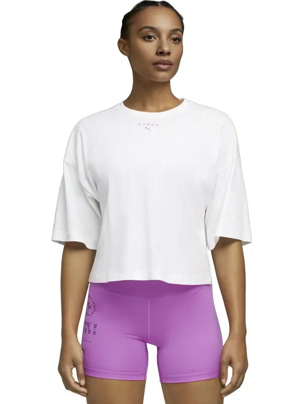 PUMA X Hyrox Cropped T-shirt - White