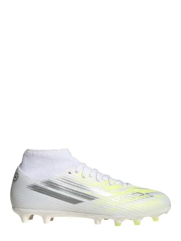 Adidas F50 Sparkfusion Club Mid Cut Fg/ag - Cloud White/iron Metallic