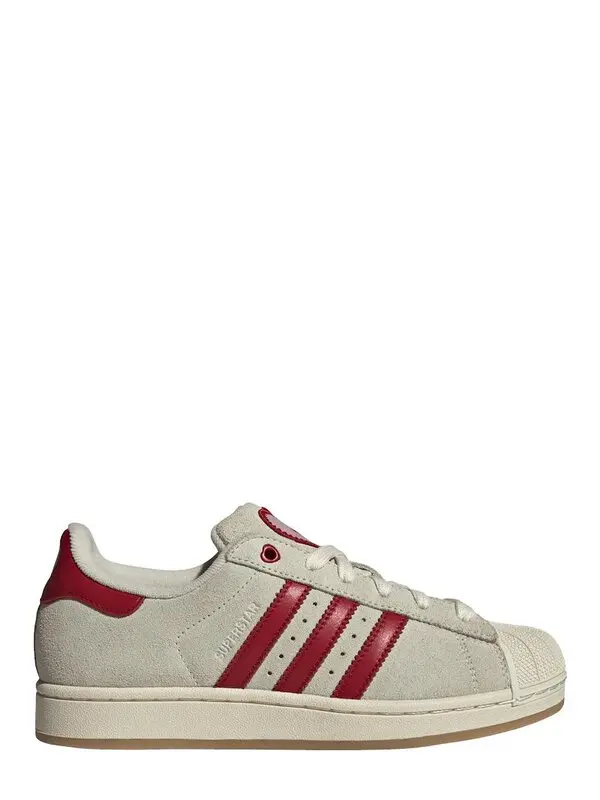 Adidas Superstar Ii Valentine's Day Sneakers - Cream White/better Scarelet Red/sandy Pink