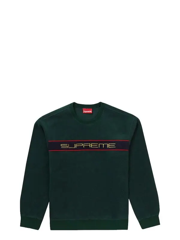 Supreme Polartec Crewneck Sweatshirt - Dark Green
