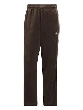 Adidas Fb Tp Velour Track Joggers - Dark Brown