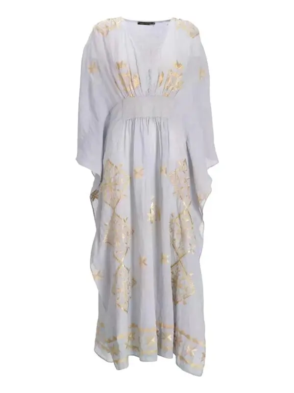 Greek Archaic Kori Lefkada Kaftan - Blue