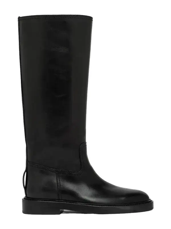 BOTTERO Laydee Buckle-strap Knee-high Boots - Black