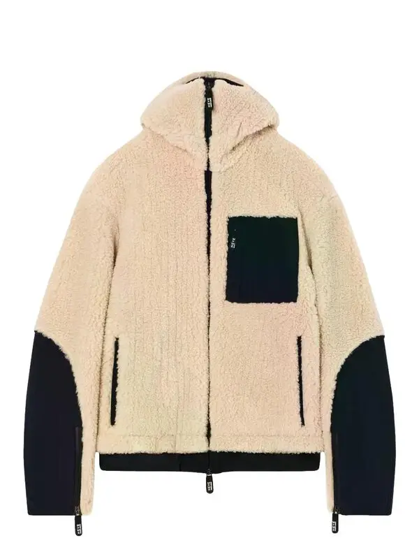 Giorgio Armani Hooded Oversized Jacket - Neutrals