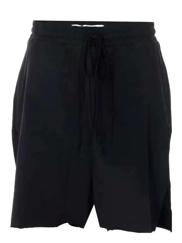 THOM KROM Elasticated Drawstring Shorts - Black