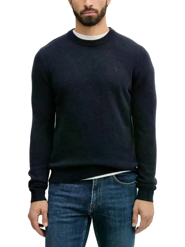 TRUSSARDI Crew-neck Cashmere Sweater - Blue