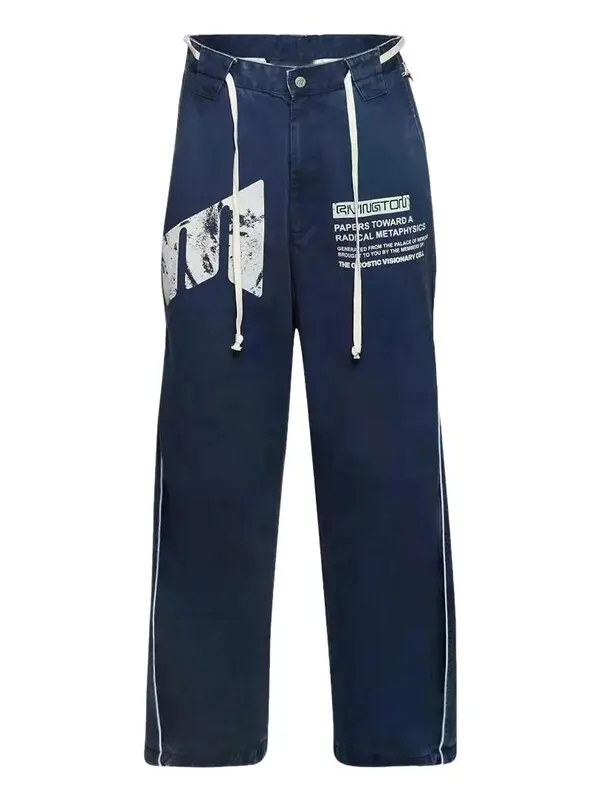 RRR123 Rivington Logo Working Trousers - Blue