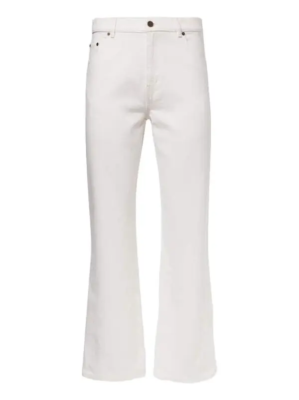 Gabriela Hearst Rey Straight Leg Jeans - White