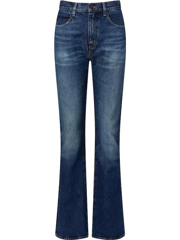 FRAME The Outlaw Flared Jeans - Blue