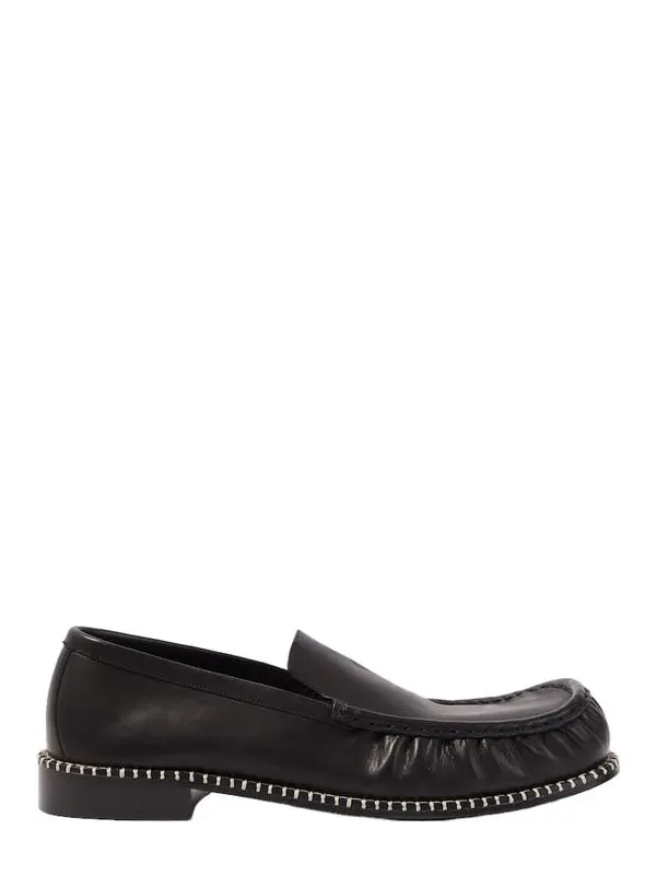 Dries Van Noten Leather Loafers - Black