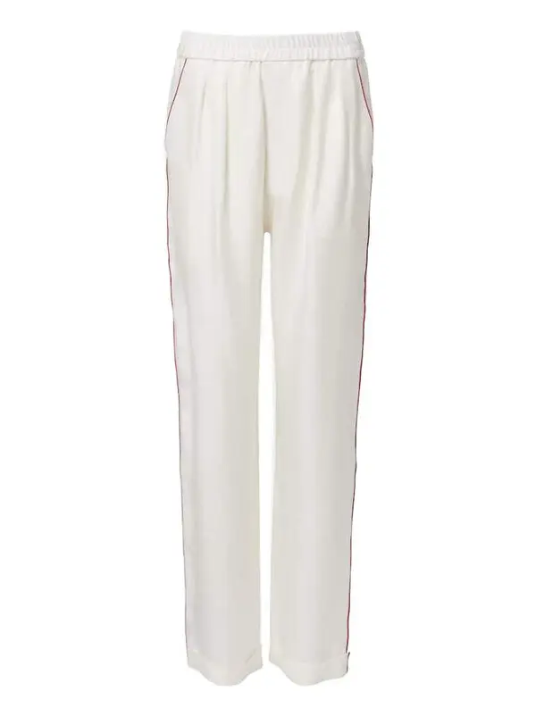 TOM FORD Silk Twill Pajama Pants - White