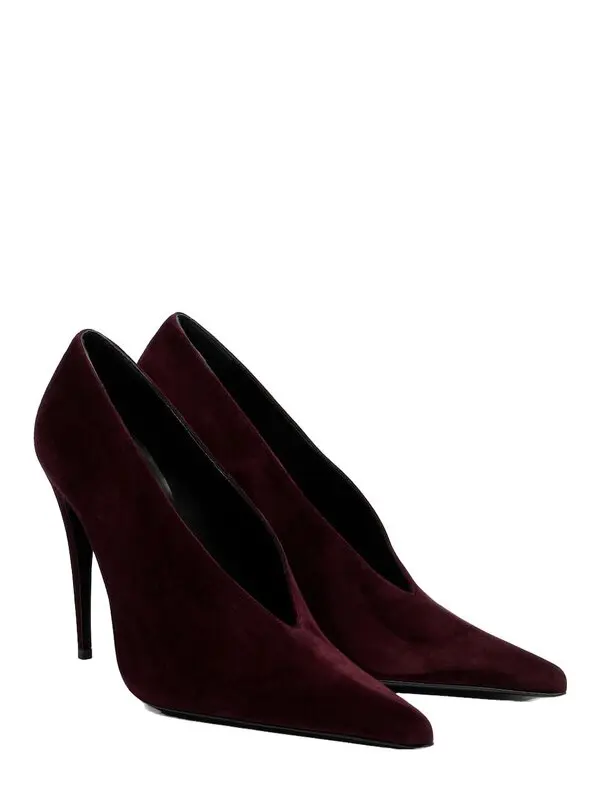 Magda Butrym Suede Pumps - Purple