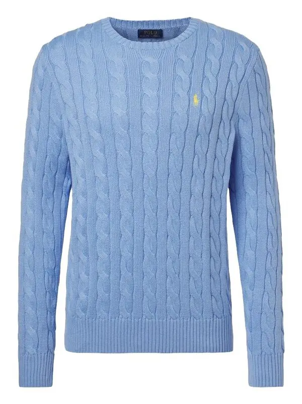 Polo Ralph Lauren Cable-knit Cotton Sweater - Blue