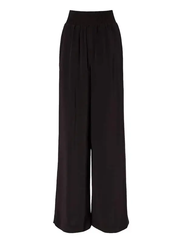 JOSEPH Nour Wide-leg Pants - Brown