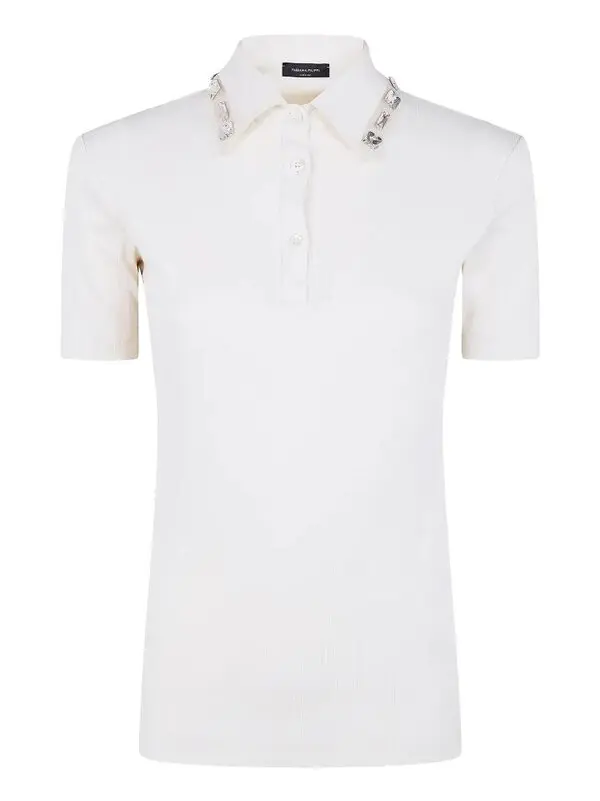 Fabiana Filippi Campagna Polo Shirt - White