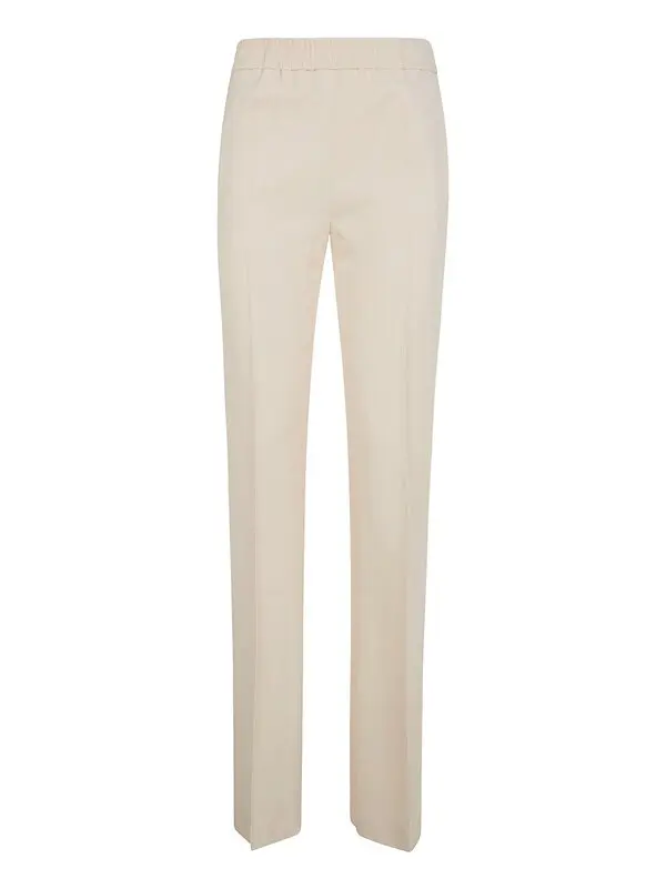 TWINSET Flared Leg Trousers - White