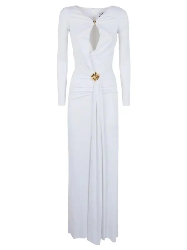 Elisabetta Franchi Long Dress - White