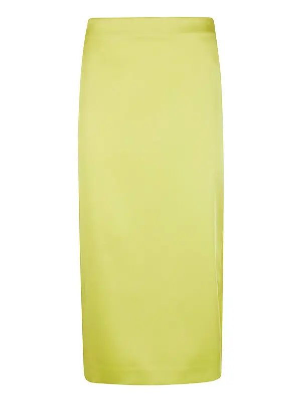 TWINSET Pencil Midi Skirt - Yellow