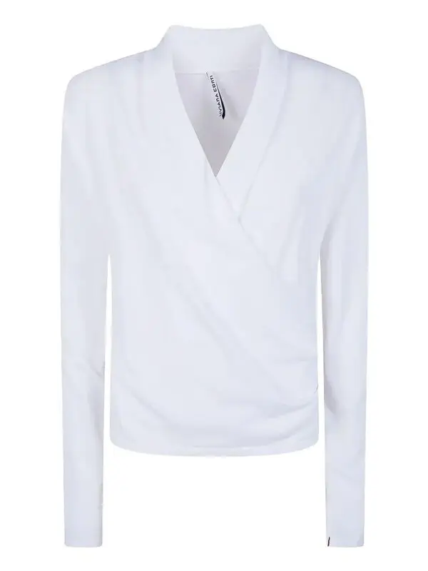 Liviana Conti Gabriela V-neck Sweater - White