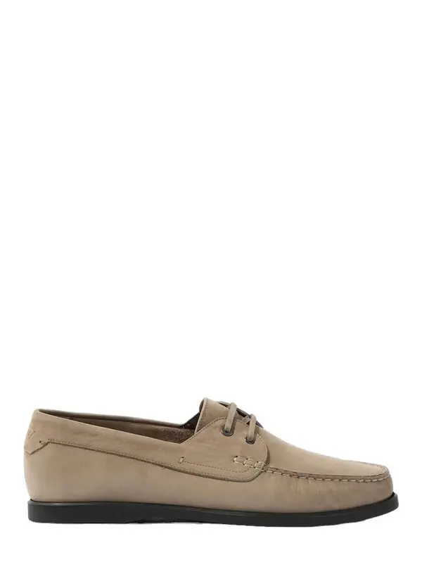 Brioni Leather Derby Shoes - Grey