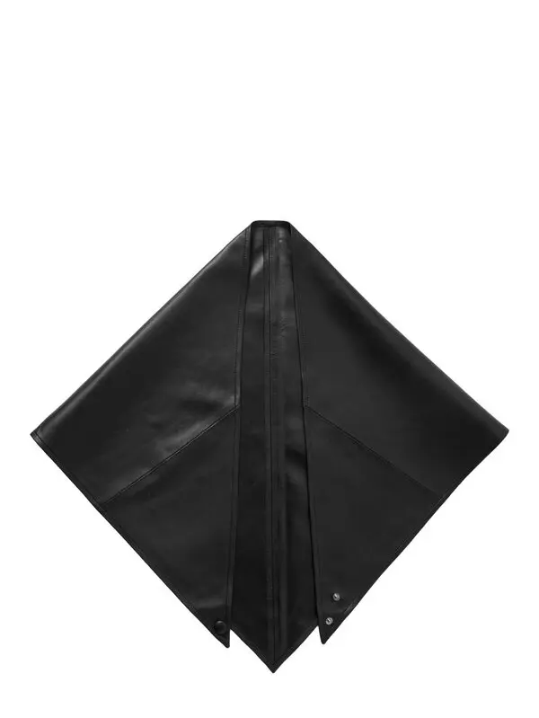 Nour Hammour Leather Headscarf - Black