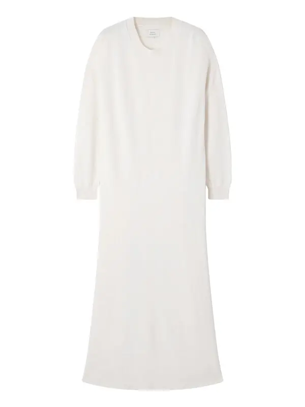 Loulou De Saison Lucy Silk And Linen-blend Maxi Dress - Neutrals