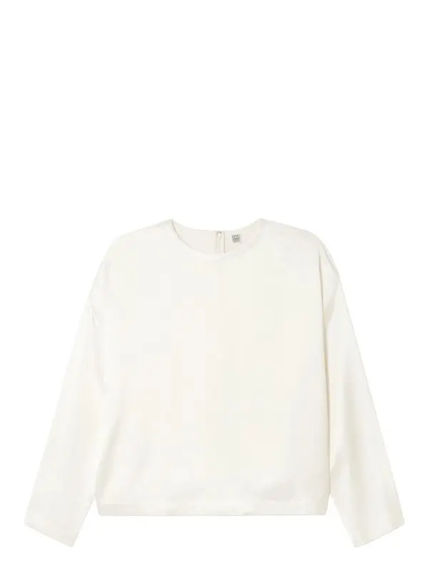 TOTEME Satin Top - White