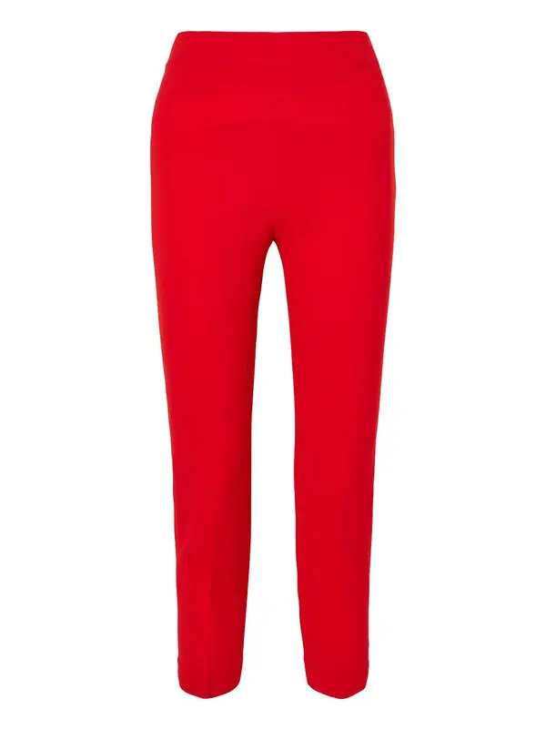 Tove Drew Cropped Skinny Pants - Red