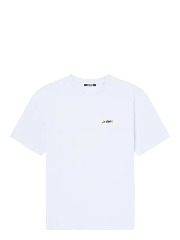 Jacquemus Logo-appliquéd Cotton-jersey T-shirt - Blue