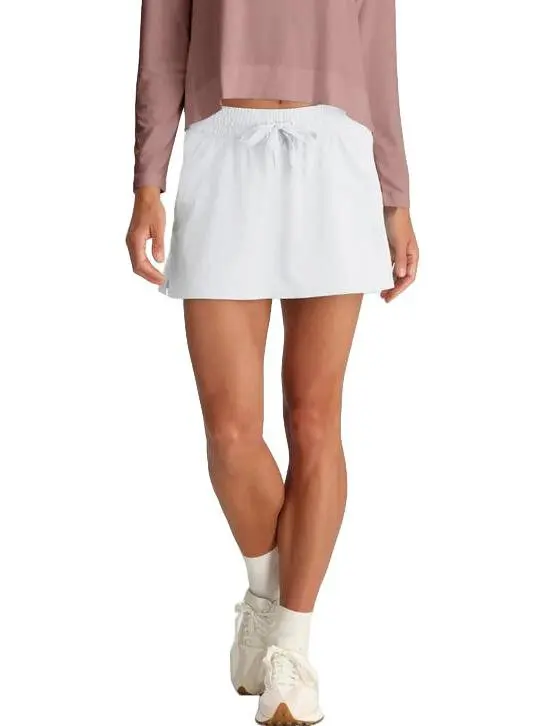 FREE FLY Driftlight Drawstring Mini Skirt - Bright White