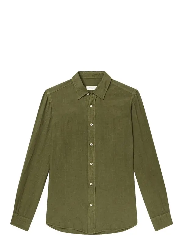 Boglioli Linen Shirt - Green