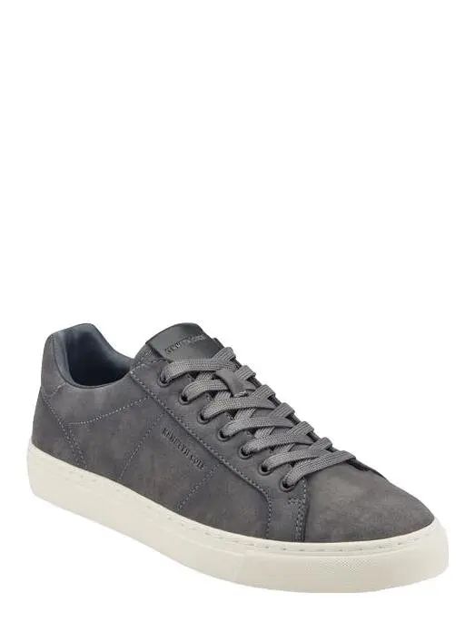 KENNETH COLE Jally Sueded Low Top Sneakers - Dark Gray