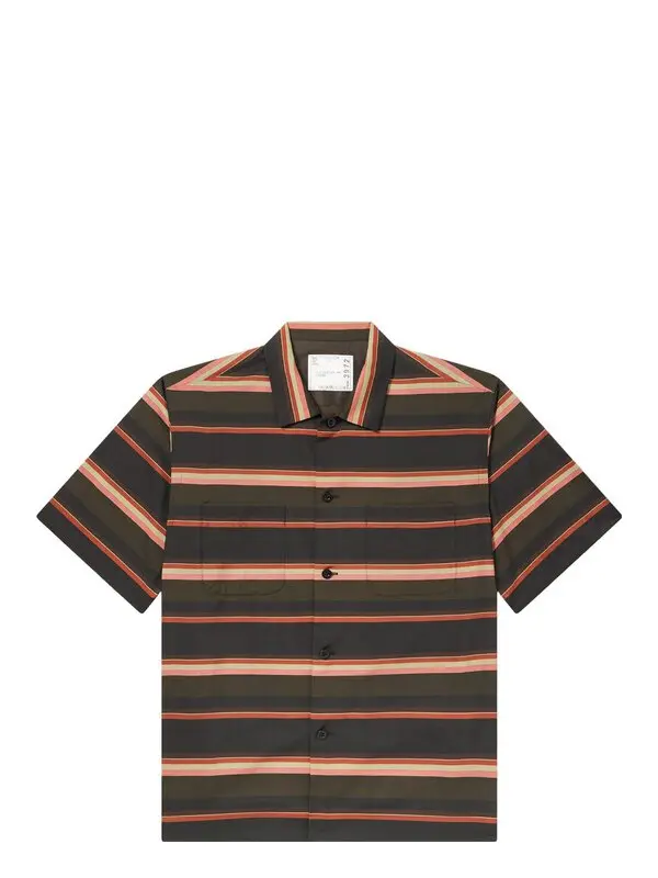 Sacai Striped Satin Shirt - Multi