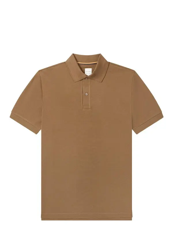 Paul Smith Cotton-piqué Polo Shirt - Brown