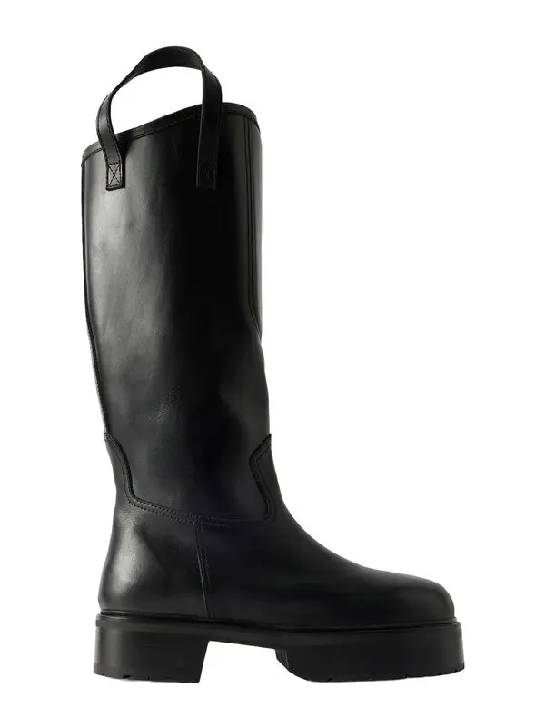 Enfants Riches Déprimés Welder Leather Boots - Black