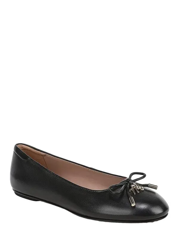 Naturalizer Ashlyn Leather Flat - Black