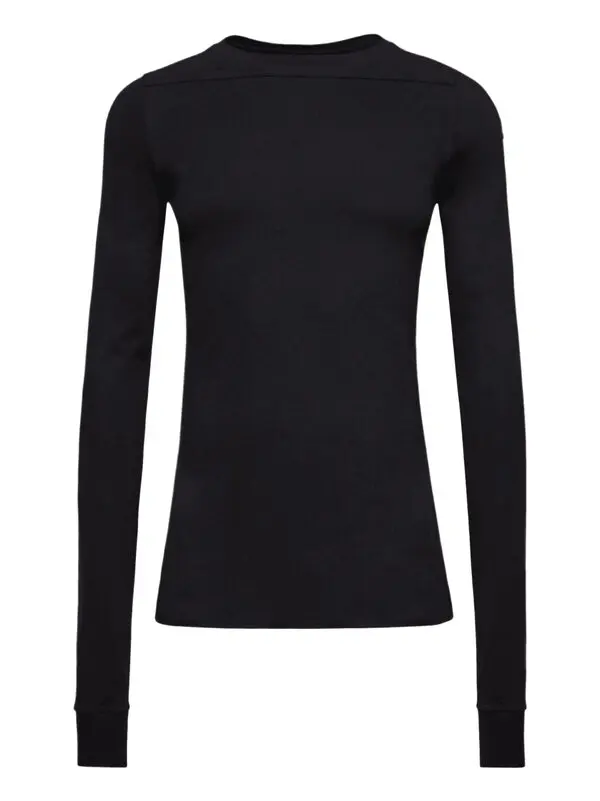 MONCLER + RICK OWENS Cotton Crewneck Sweater - Black