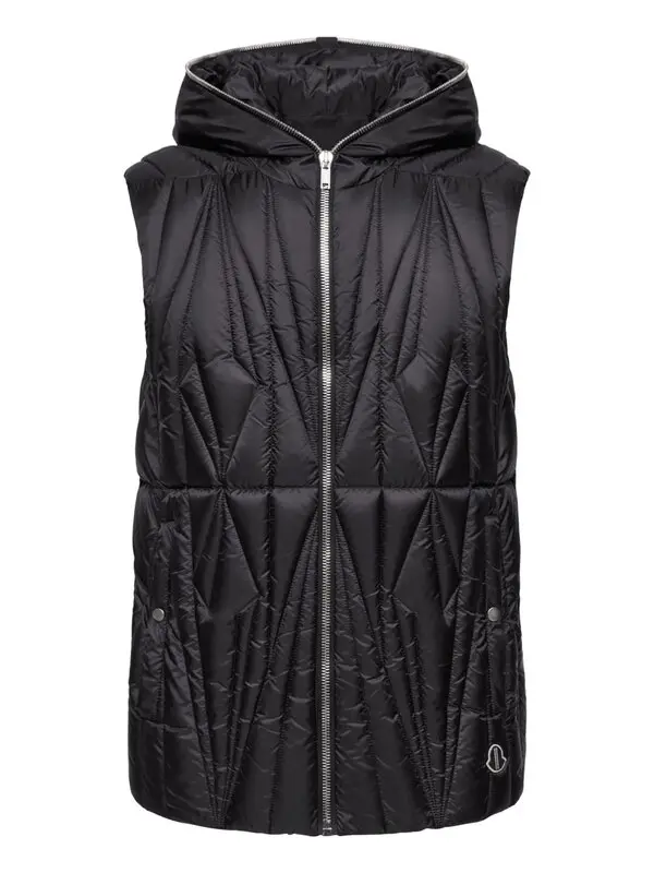 MONCLER + RICK OWENS Geocamo Flight Gilet - Black