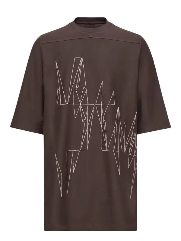 MONCLER + RICK OWENS Jumbo T-shirt - Brown