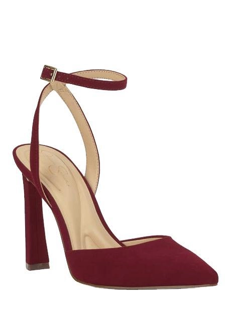 Jessica Simpson Ocanna Ankle Strap Pointed Toe Pumps - Granada