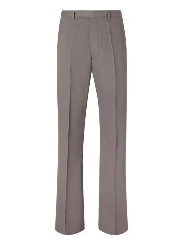 Rick Owens Straight-leg Wool Trousers - Gray
